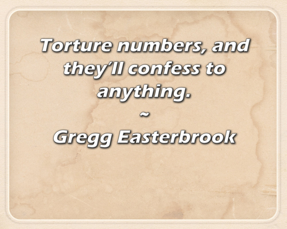 Latitude Run® Gallery Wrapped Canvas By Gregg Easterbrook: "Torture numbers, and they’ll confess ...